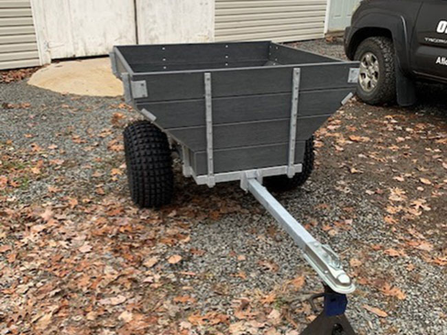 ATV Woods Trailer, pull behind trailers, single axle dump, single axle ...